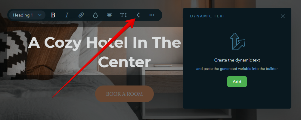 How Do I Add a Dynamic Text? - uKit Knowledge Base
