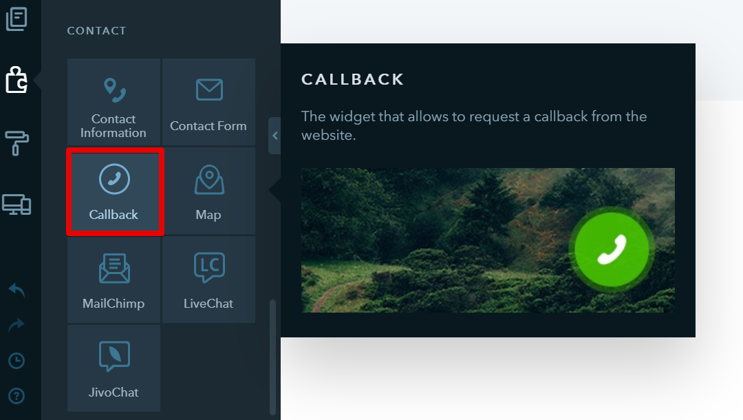 Callback Widget - uKit Knowledge Base